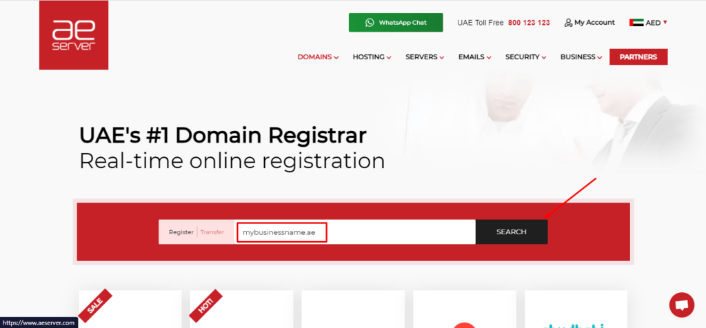 UAE Domain Registration Guide - Aeserver