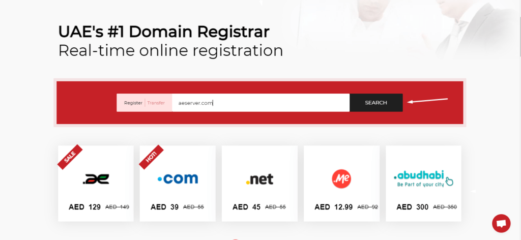 UAE Domain Registration Guide - Aeserver