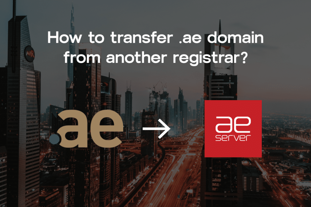 Transfer an existing .ae domain name to another registrar