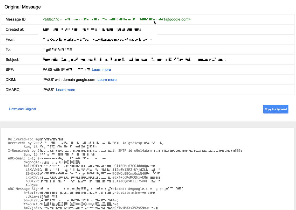 How to access Full Email Headers — AEserver